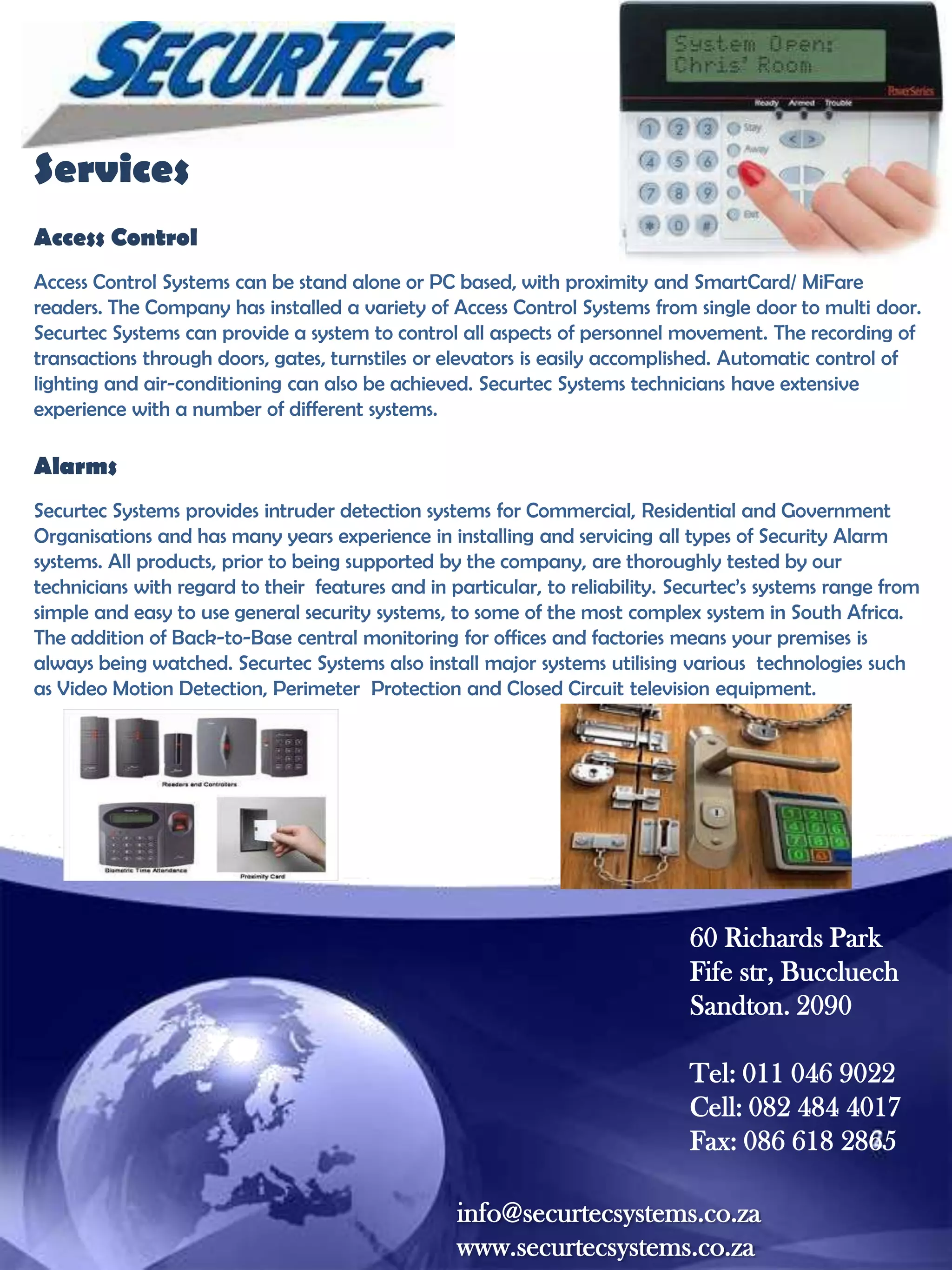Company Profile. Securtec Security Systems & Services | PPTX