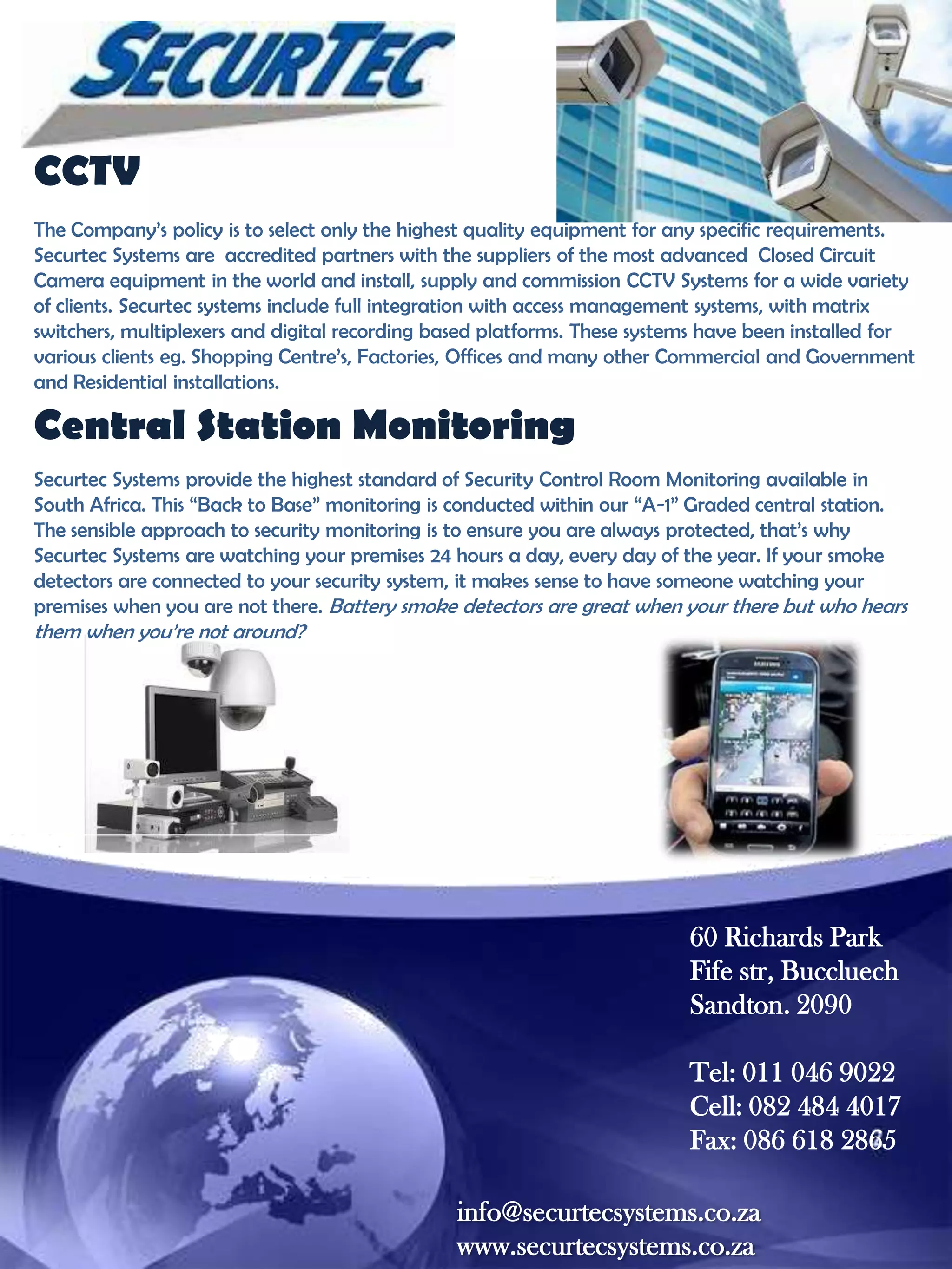 Company Profile. Securtec Security Systems & Services | PPTX