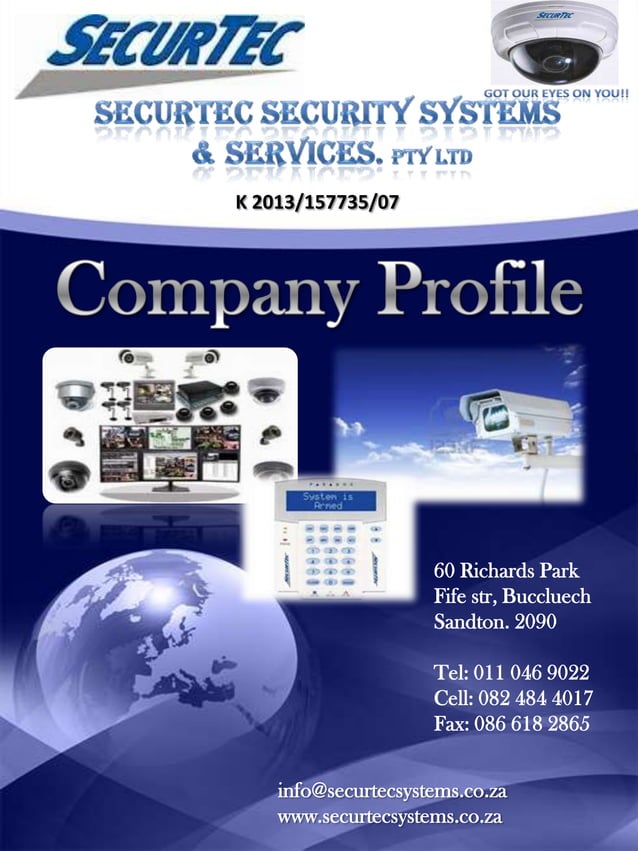 Company Profile. Securtec Security Systems & Services | PPTX