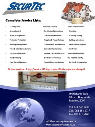Company Profile. Securtec Security Systems & Services | PPTX