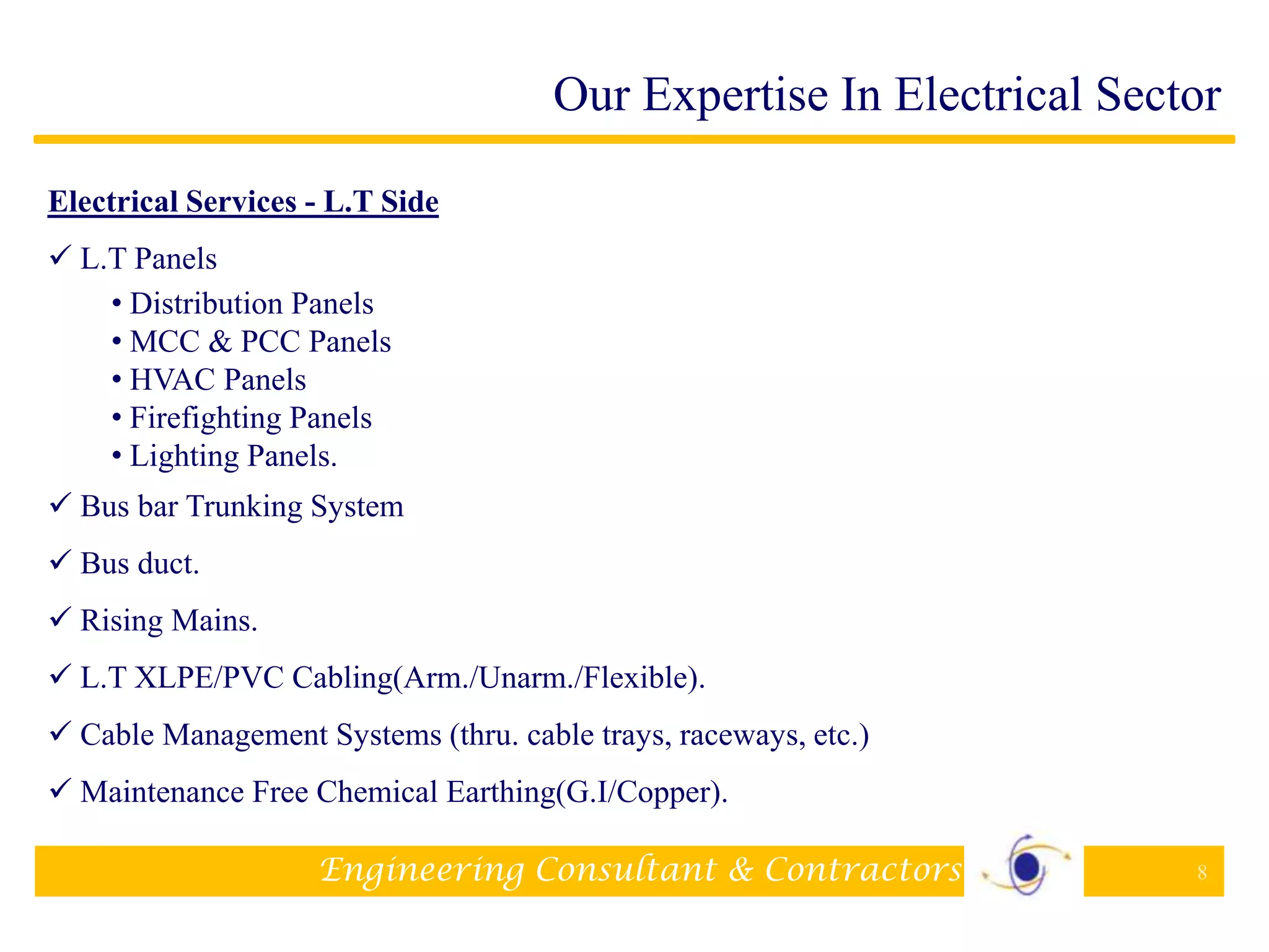 Company profile-Electrical Contractors | PPTX