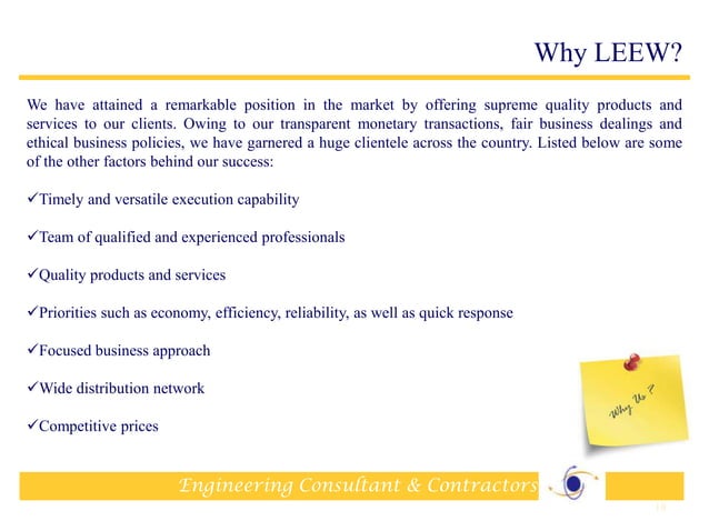 Company profile-Electrical Contractors | PPTX