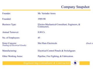 Company profile-Electrical Contractors | PPTX