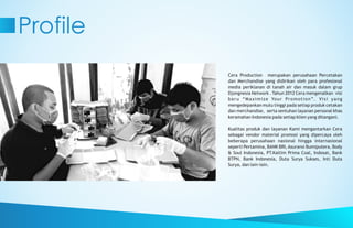 Ceraproduction Company Profile | PDF