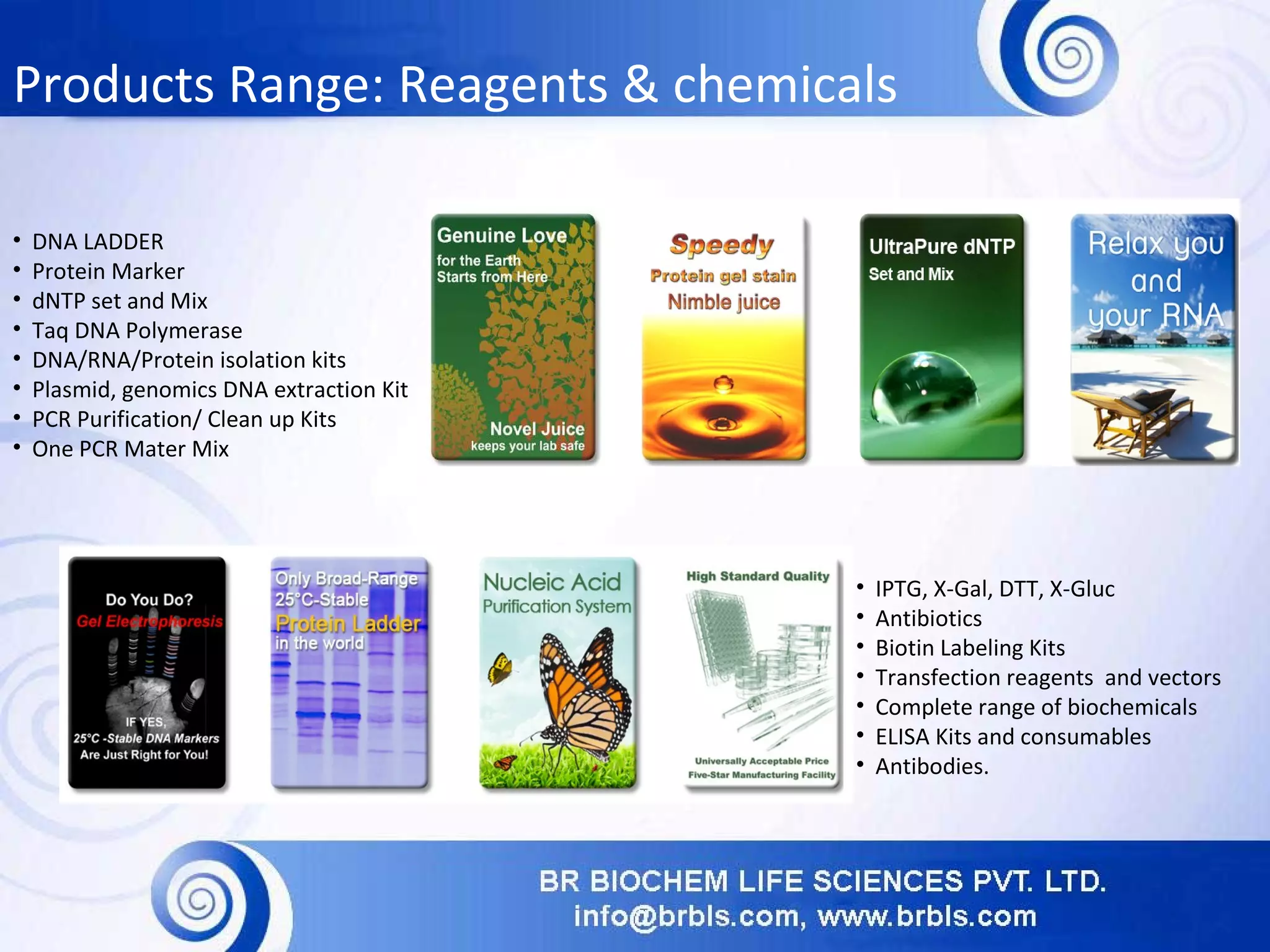 Company profile of BR Biochem Life Science | PPT | Biotech and ...