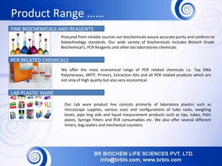 Company profile of BR Biochem Life Science | PPT | Biotech and ...