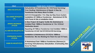 Transfo Tech. Engineering Services. | PPT