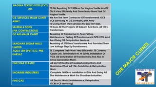 Transfo Tech. Engineering Services. | PPT