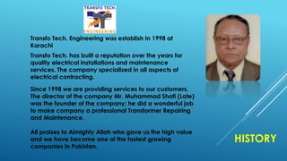 Transfo Tech. Engineering Services. | PPT