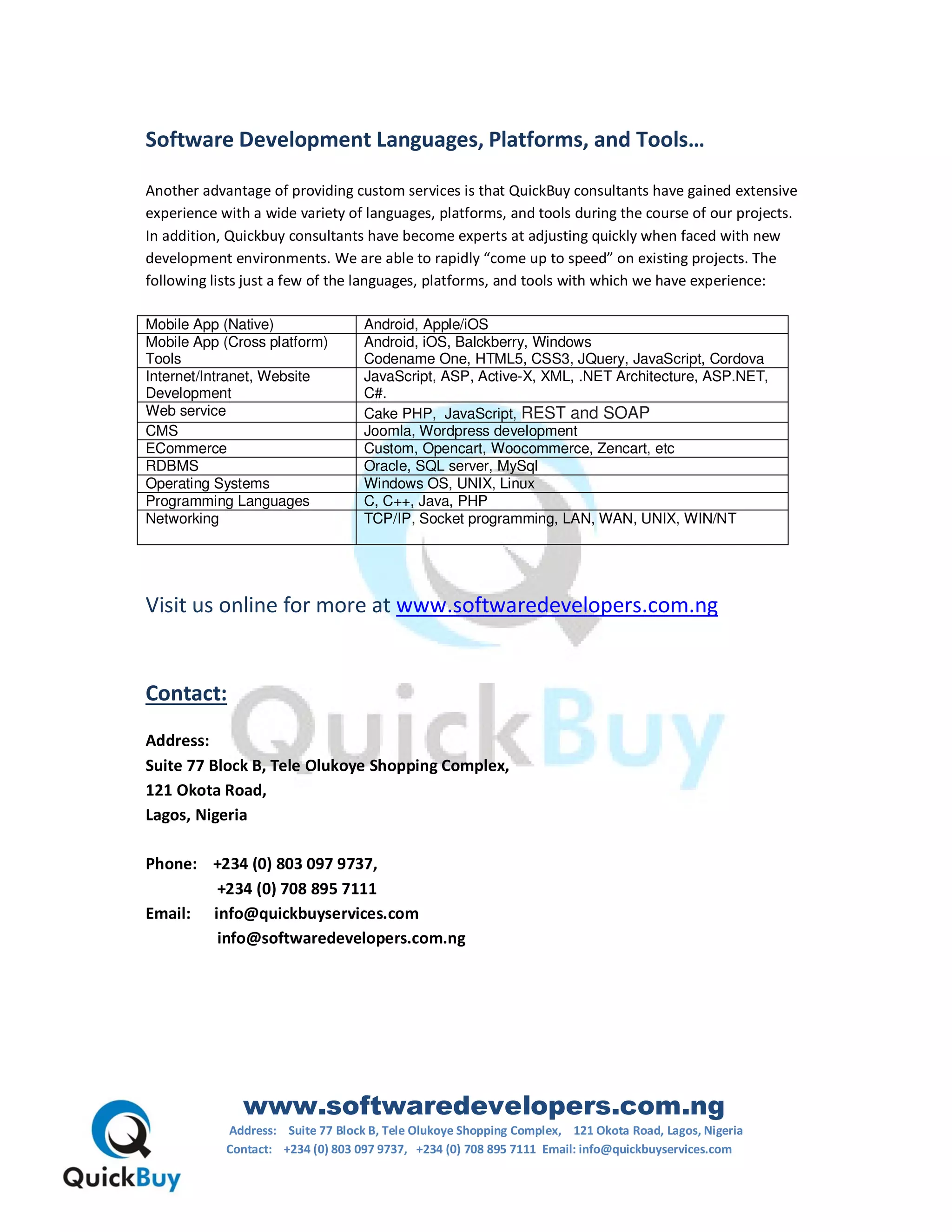 Company profile | PDF