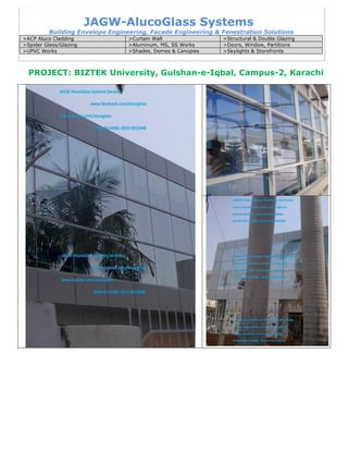 Company Profile of AlucoGlass Systems with Some selected Projects | PDF