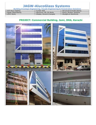 Company Profile of AlucoGlass Systems with Some selected Projects | PDF
