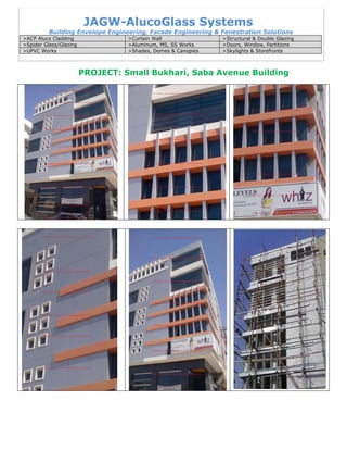 Company Profile of AlucoGlass Systems with Some selected Projects | PDF