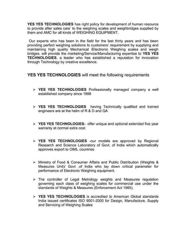 Yes Yes Technologies | DOC