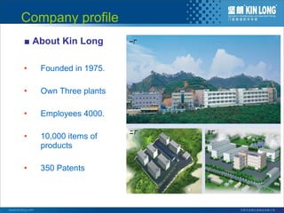 Company profile-KINLONG Hardware | PPT