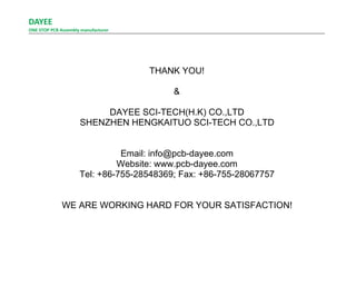 DAYEE PCBA Company profile | PPT