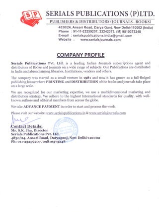 Company profile | PDF