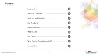 About SMS GATEWAY HUB | PDF