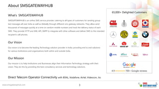 About SMS GATEWAY HUB | PDF
