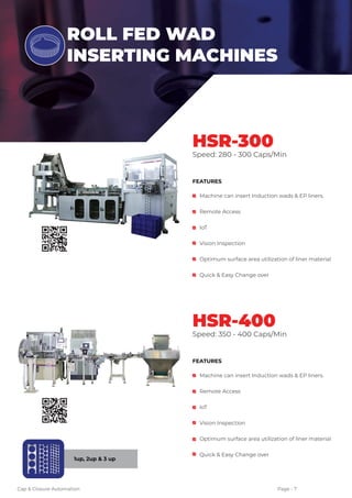 Sigma CapSeal - Cap & Closure Automation | PDF