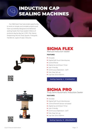 Sigma CapSeal - Cap & Closure Automation | PDF