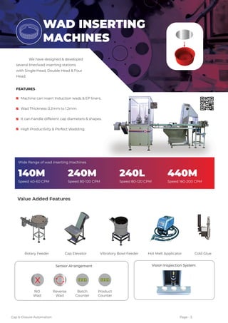Sigma CapSeal - Cap & Closure Automation | PDF