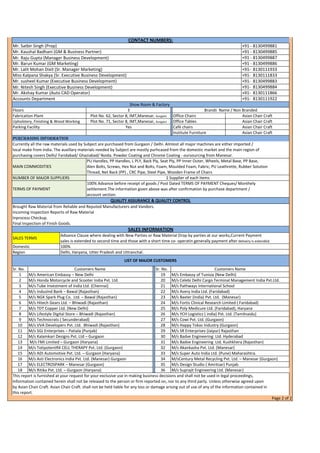 Company profile asian chair craft | PDF