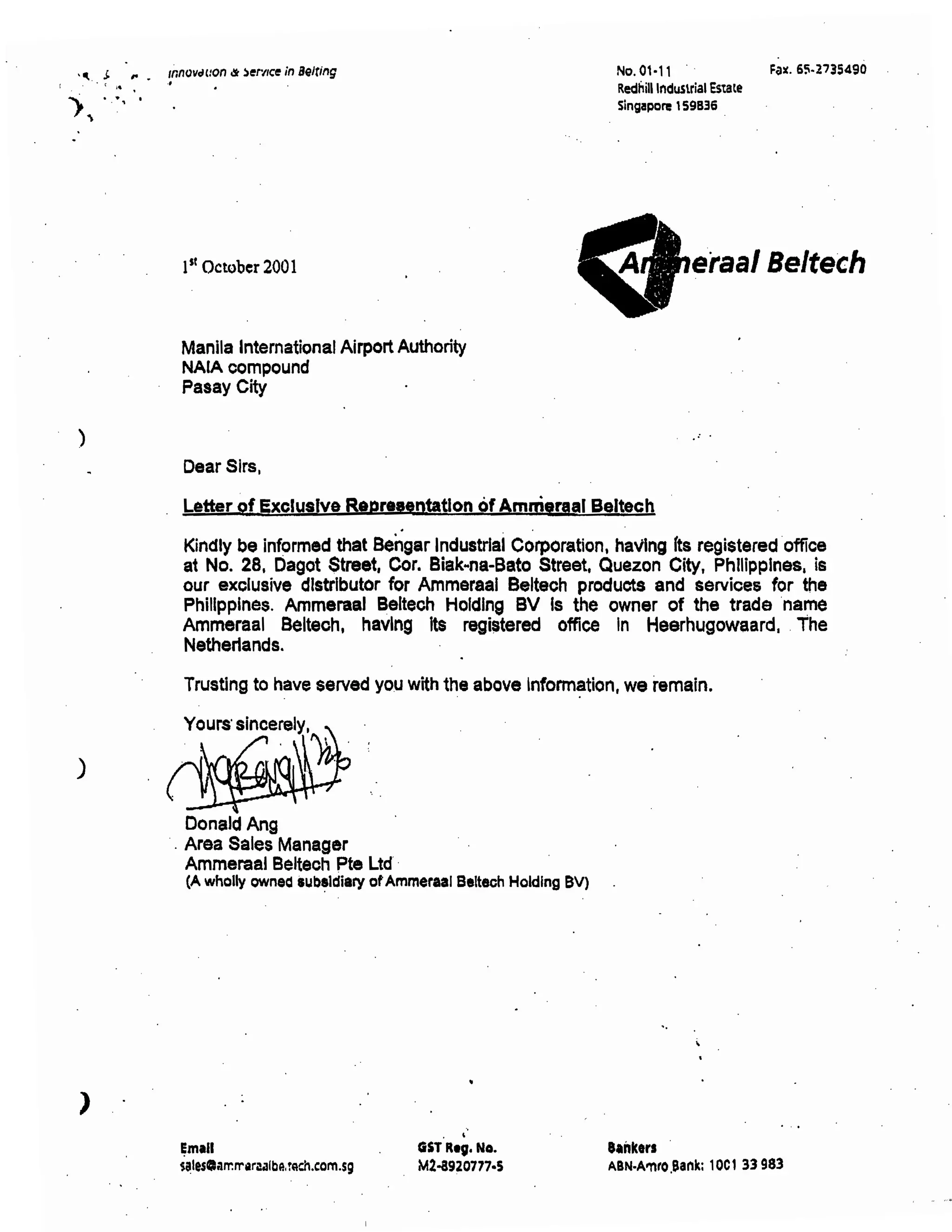 Bengar Industrial Corporation Company Profile | PDF