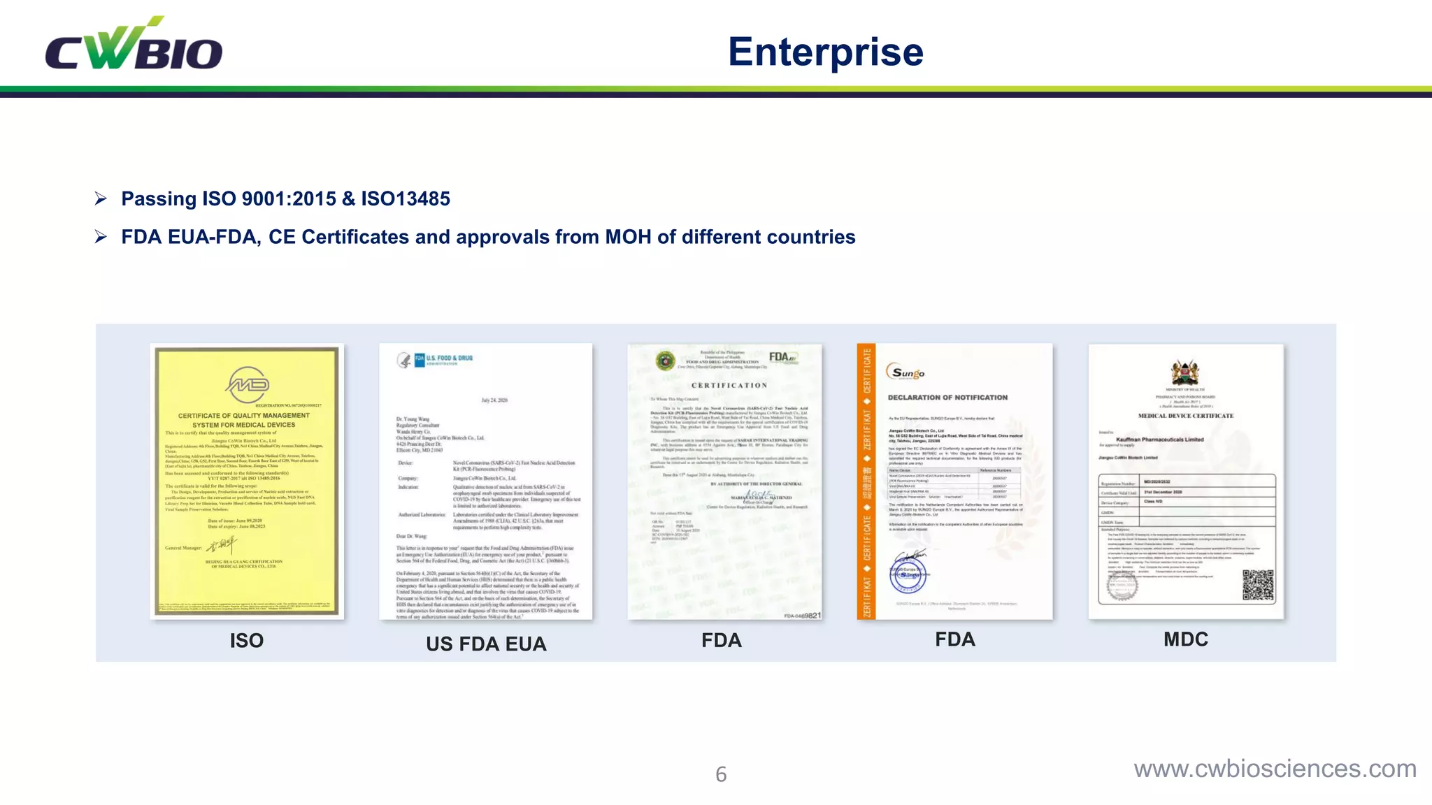 Company profile CoWin Bio Science | PDF