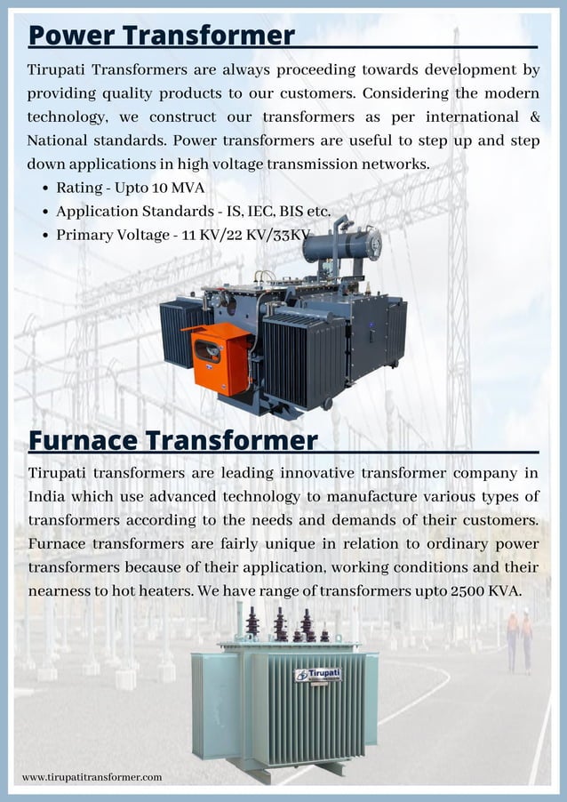 Company Profile of Tirupati Transformers Pvt Ltd | PDF | Business | Business and Finance