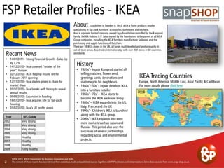 Company profile ikea | PDF