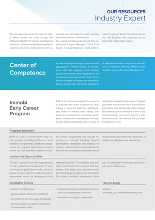 Company Profile Immobi - Mobile Network Solution | PDF