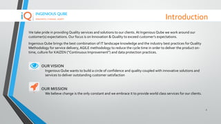 Company Profile - Ingenious Qube | PPT