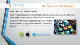 Company Profile - Ingenious Qube | PPT