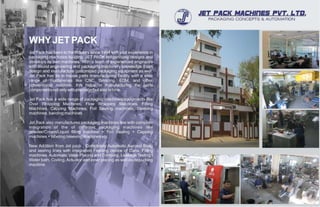 Company profile jet pack machines pvt ltd | PPT