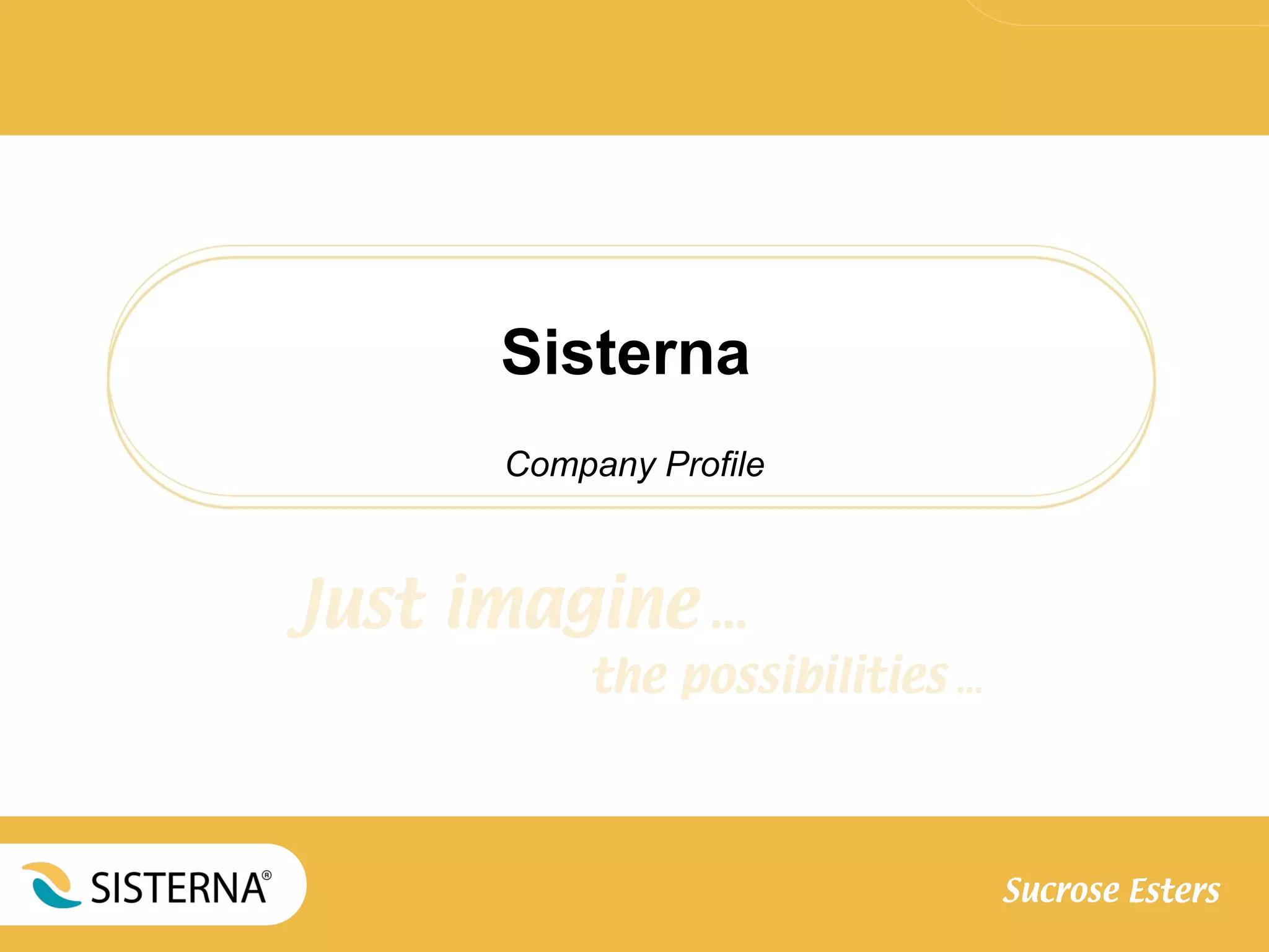 Sisterna company profile | PPT