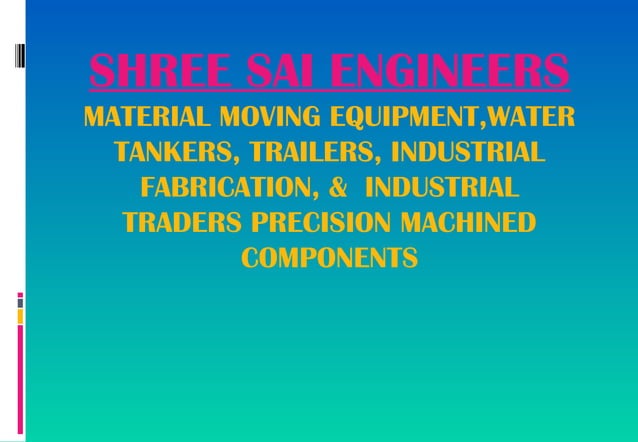 shree sai engineers | PPT