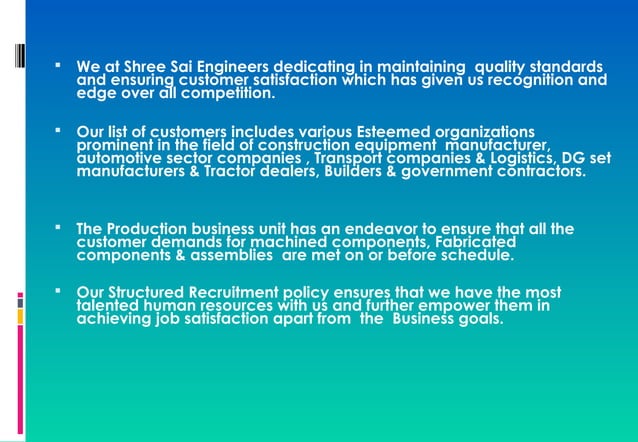 shree sai engineers | PPT