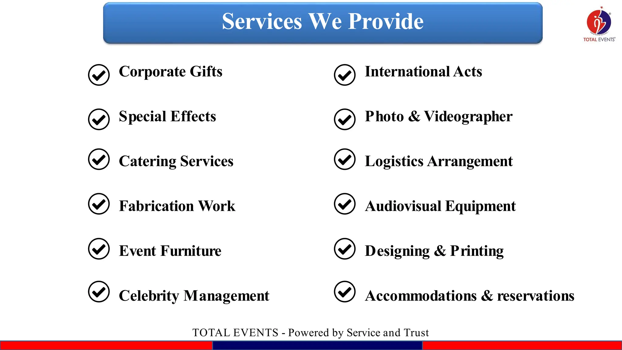 Total Events Pune Corporate Event Planning & Management Services | PDF