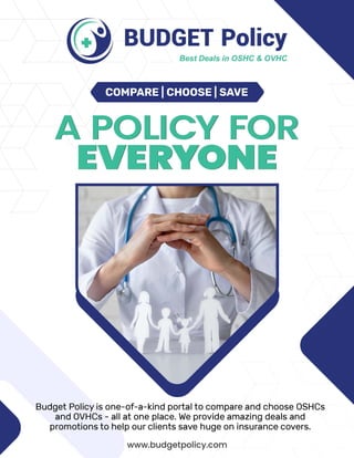 A Health Insurance policy for Everyone - Budget Policy | PDF