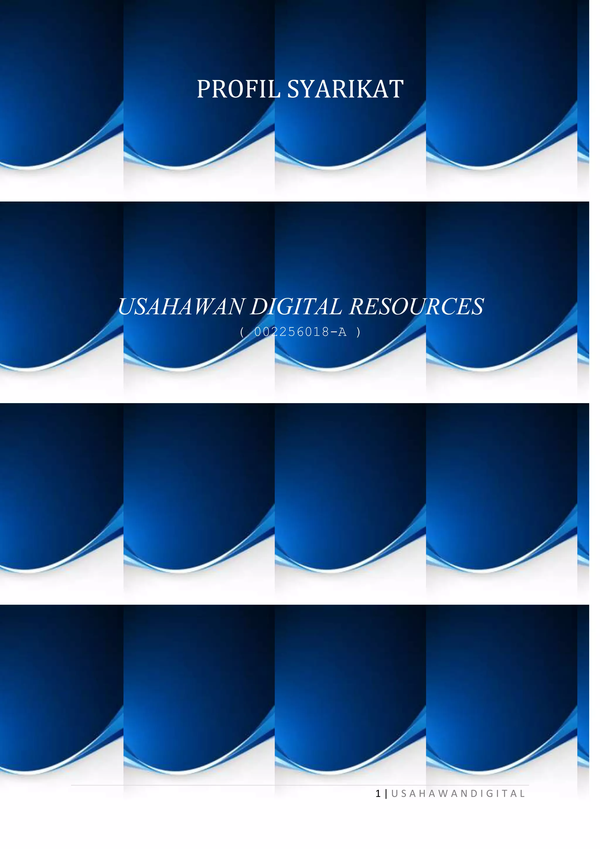 Company Profile Usahawan Digital Resources | DOCX