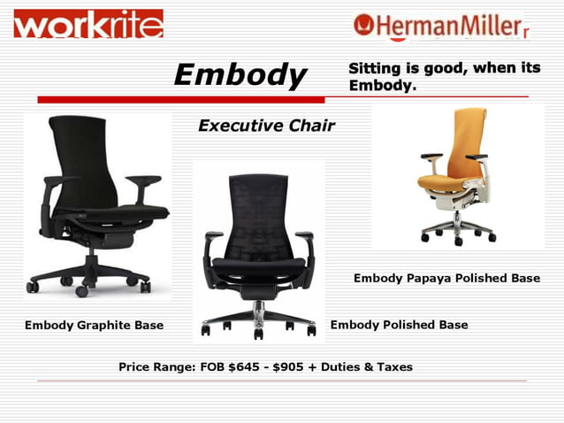 Company profile workrite-herman miller-posh | PDF