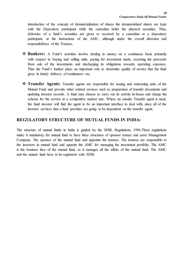 PROJECT REPORT ON MUTUAL FUNDS | DOCX