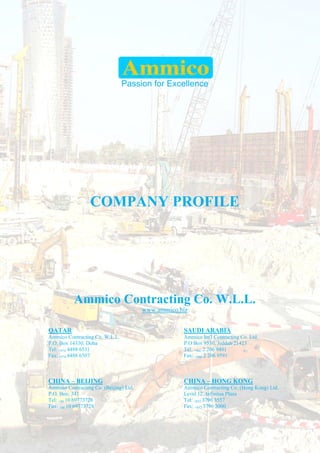 Company profile[1] | PDF | Civil Engineering Industry | Industries