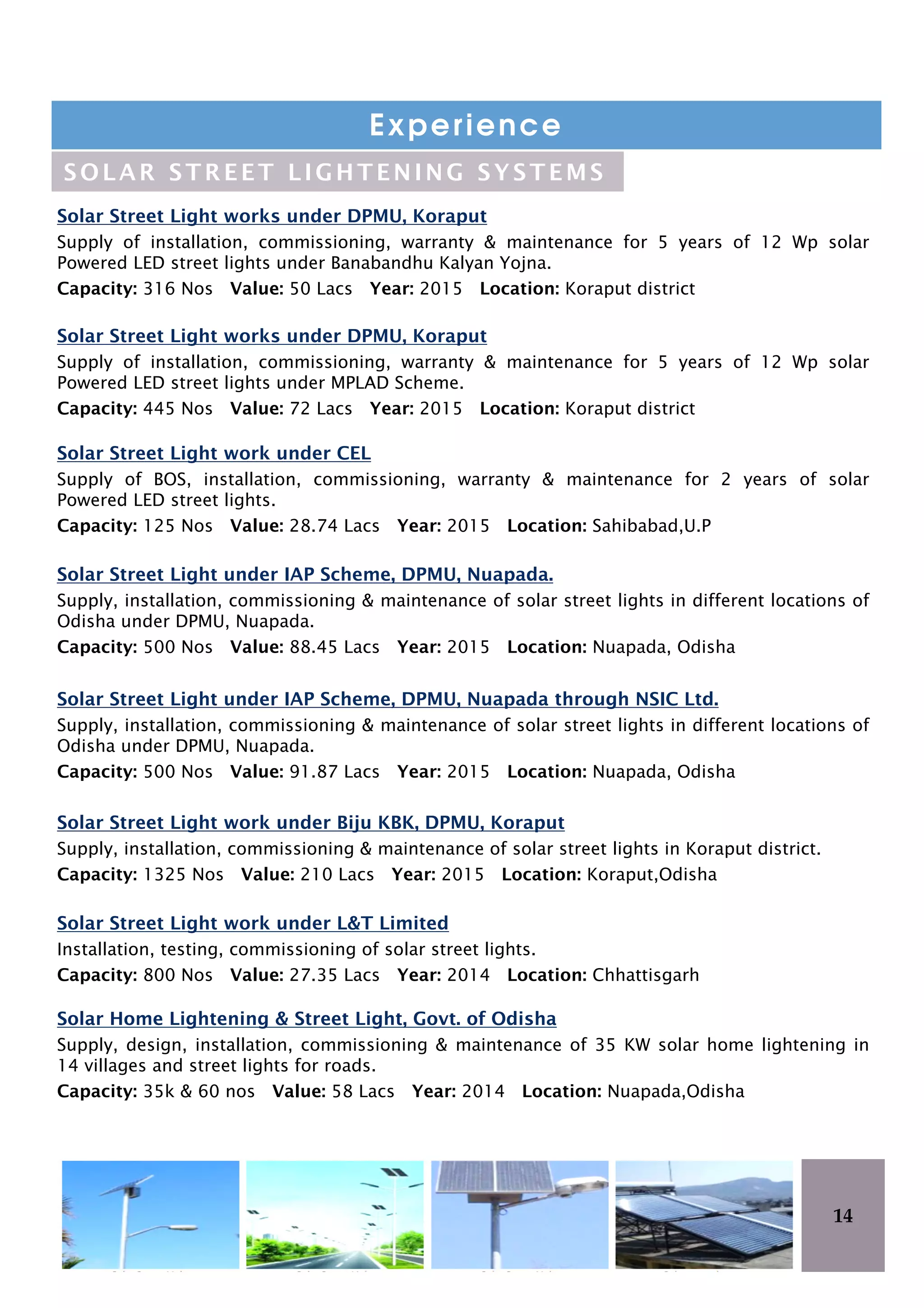 Solar Company profile - Surya International | PDF