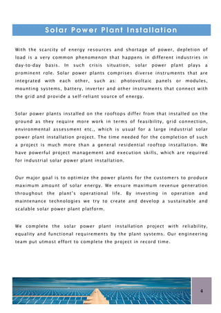 Solar Company profile - Surya International | PDF