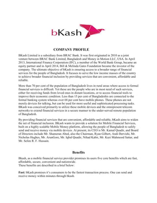 Bkash (LEPESTC analysis) | PDF