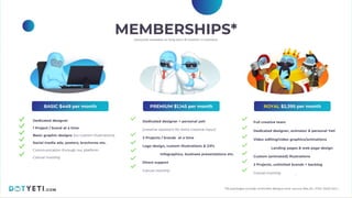 DotYeti.com - Unlimited Graphic Design For A Flat Monthly Fee | PPT
