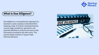 Company Due Diligence Checklist: Everything You Need to Know | PPT
