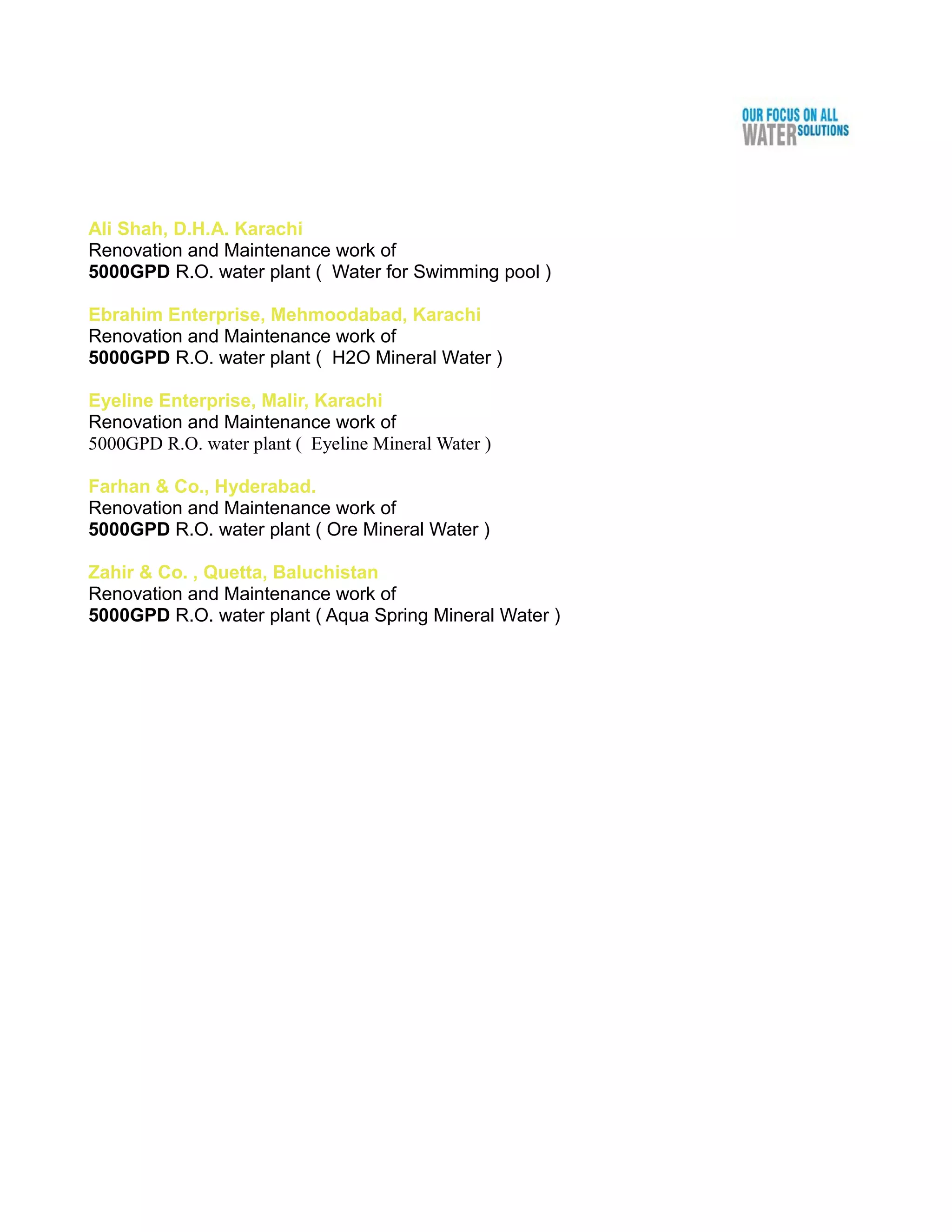 R.O.Tack water technology | PDF | Landscaping | Home & Garden